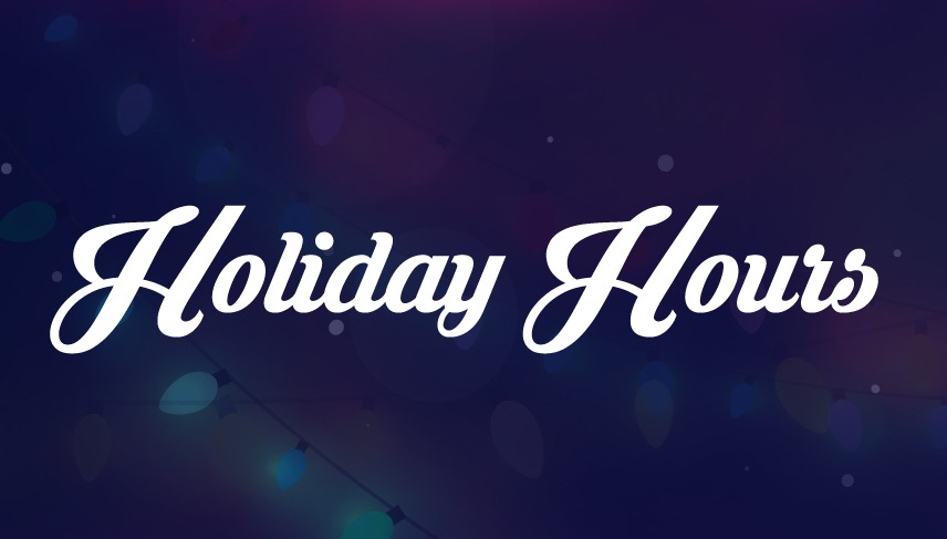 Holiday Hours - Canopy Studio